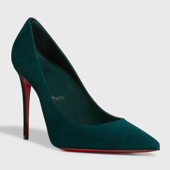 Shoes | Kate Suede Red Sole Pumps | Poshmark